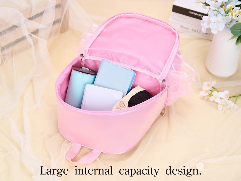 Custom Ballet Dance Backpacks,dancing Backpack With Lace Trim,sweet ...