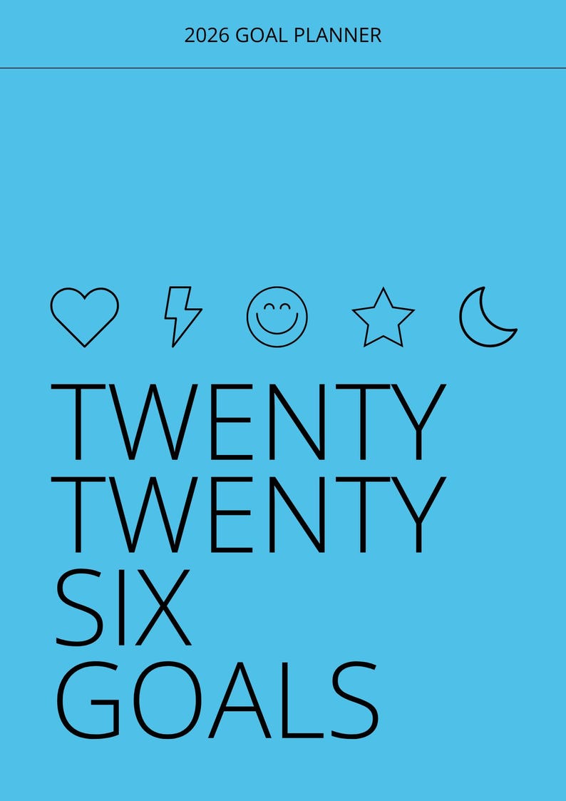 Goal Setting Planner Printable, Personal Growth PDF Organizer, Digital ...