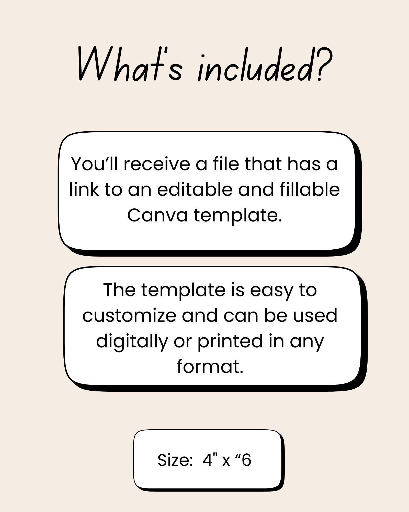 Editable Shipping Label Template: Custom Package Design (instant ...
