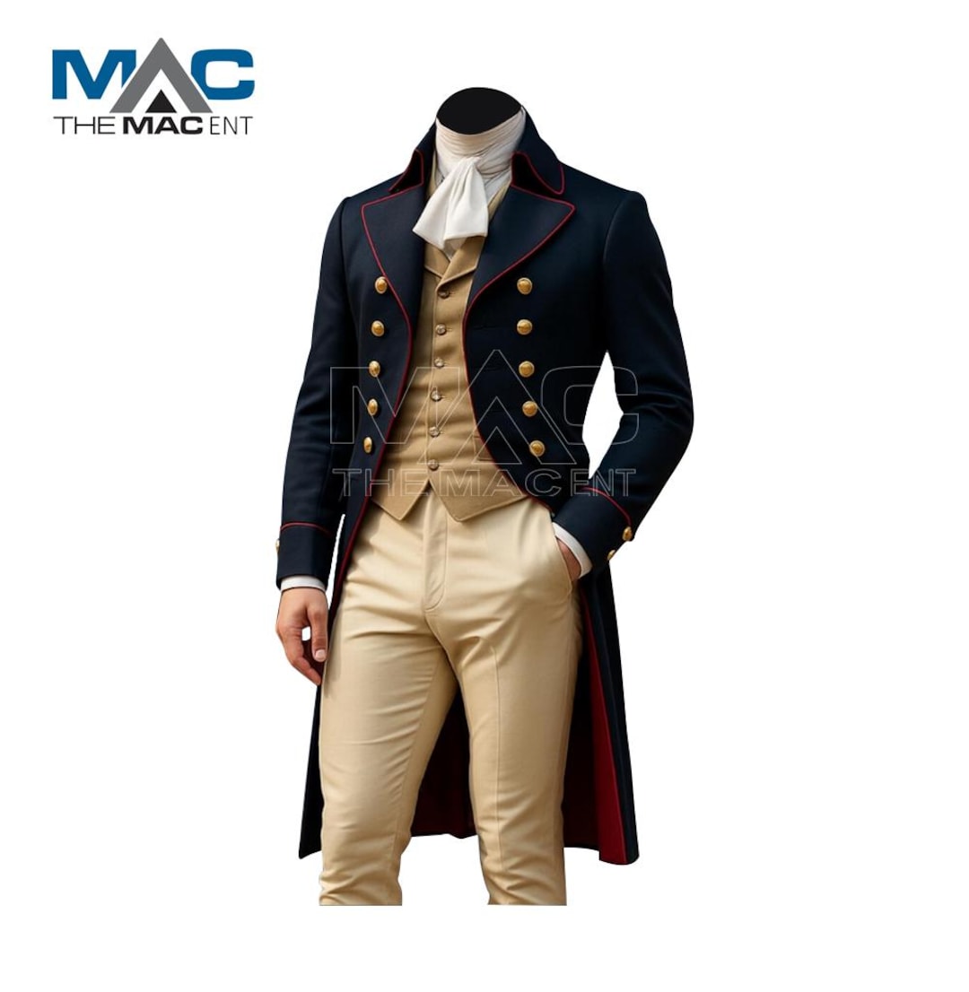 Men's Custom Made REGENCY TAILCOAT | Victorian Vintage Tailcoat | 19th ...