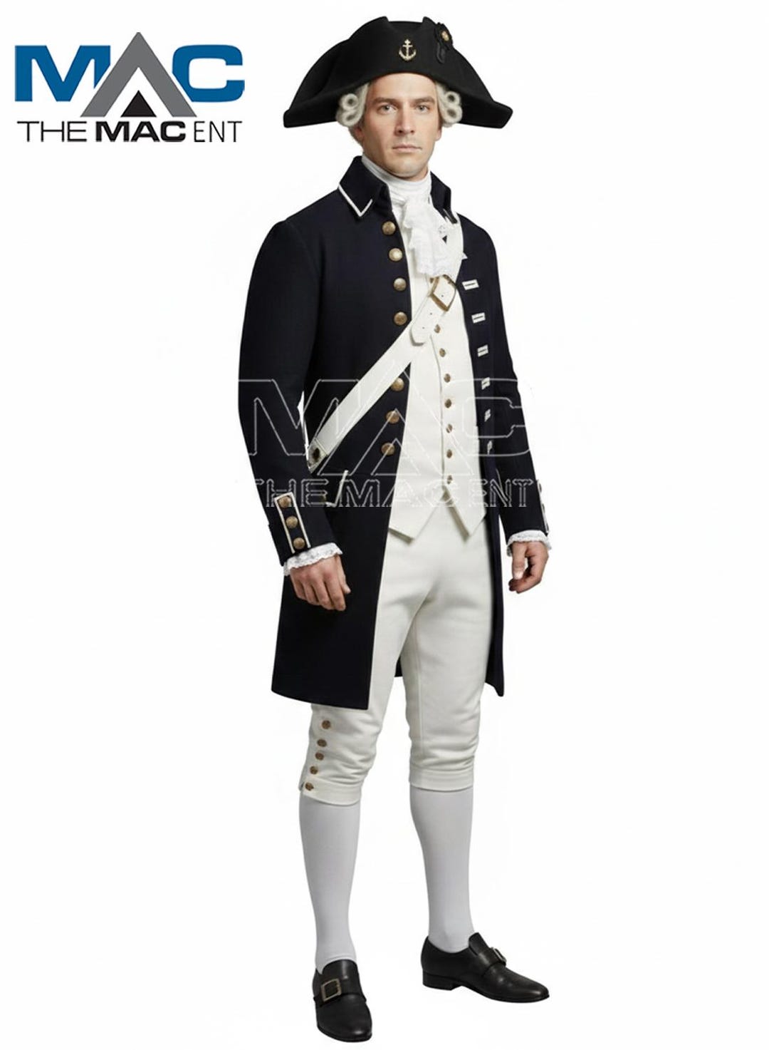 Men’s Regency Naval Officer Uniform | Historical Costume - Etsy