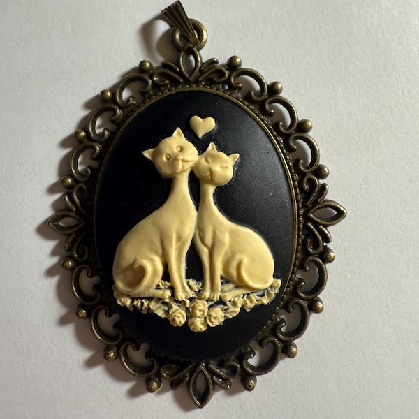 Cat Cameo - Etsy