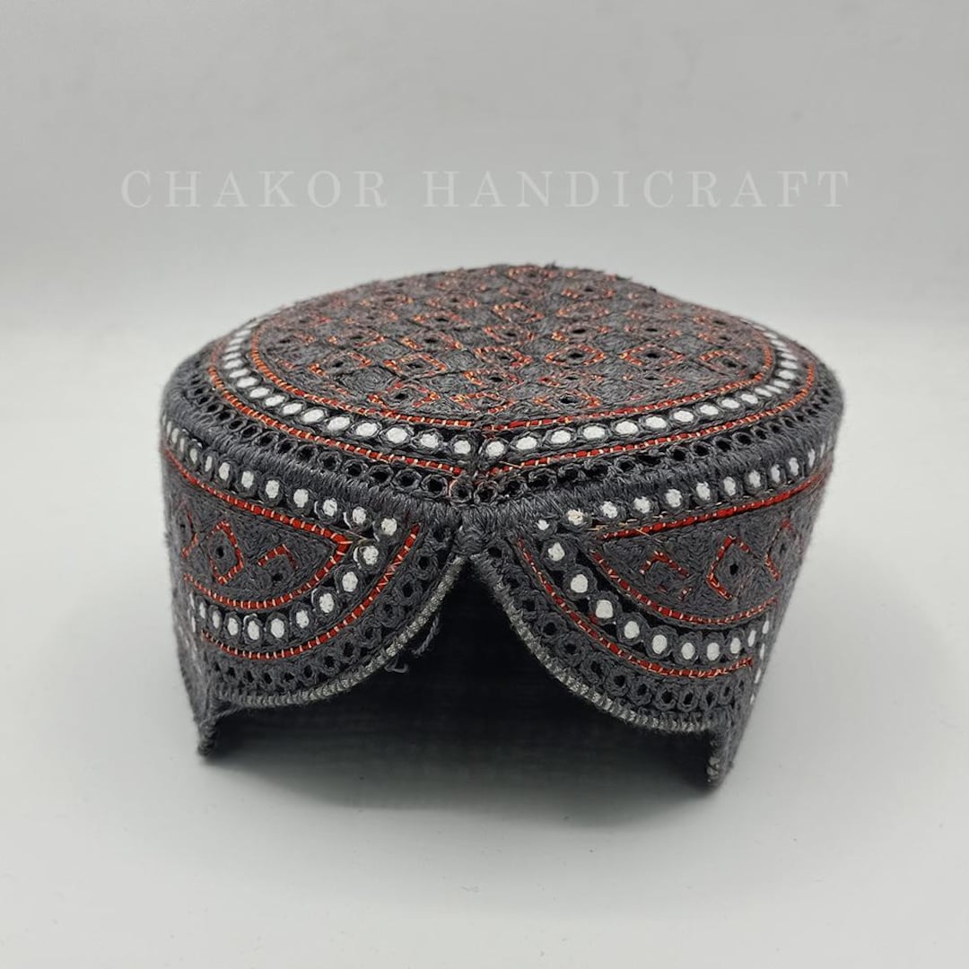 Sindhi Traditional Embroidery Cap Sindhi/balochi/pashtu.n Cap With ...