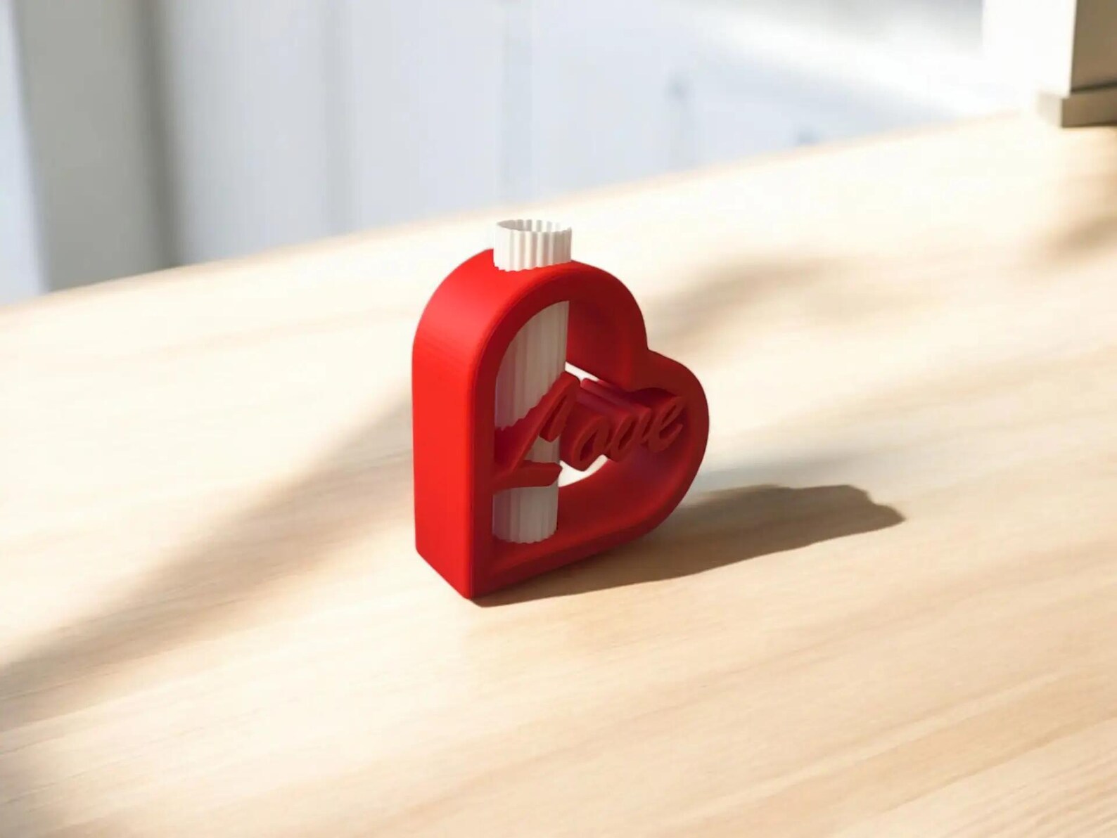 Heart-shaped Love Vase – Elegant 3D Printed Design - Etsy