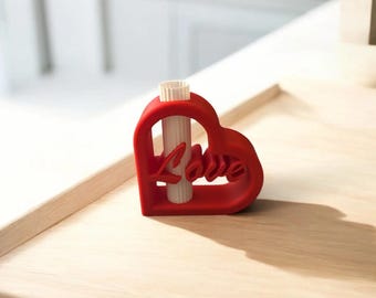Heart-shaped Love Vase – Elegant 3D Printed Design - Etsy