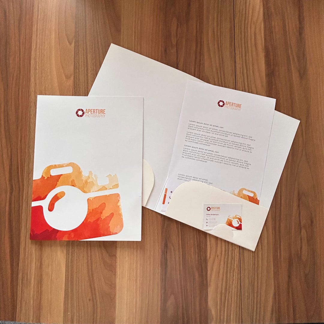 Economic Presentation Folders (pack), Brand Materials, Presentation ...