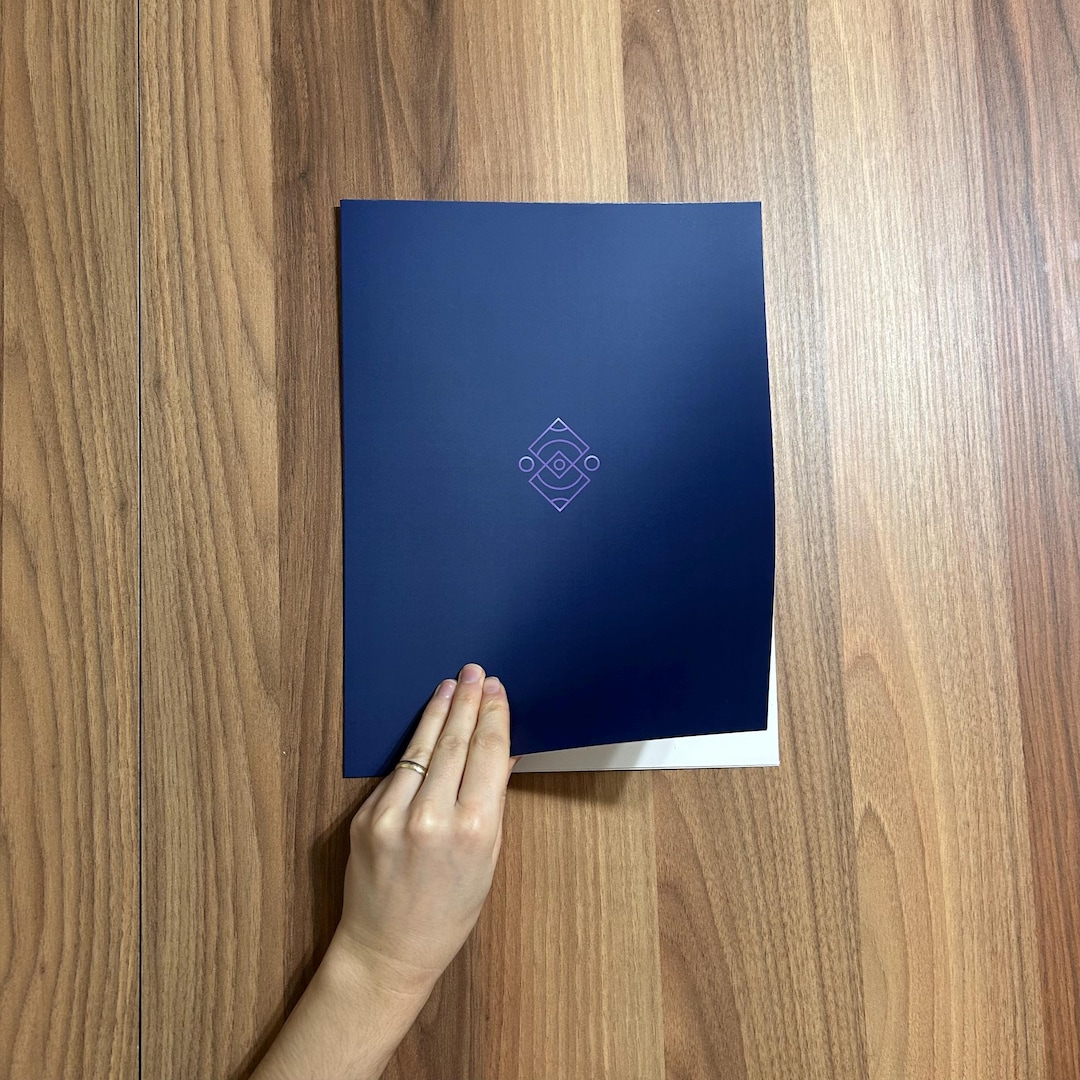 Economy Custom Presentation Folder, Print Custom Folder, High Quality File Folder, One and ...