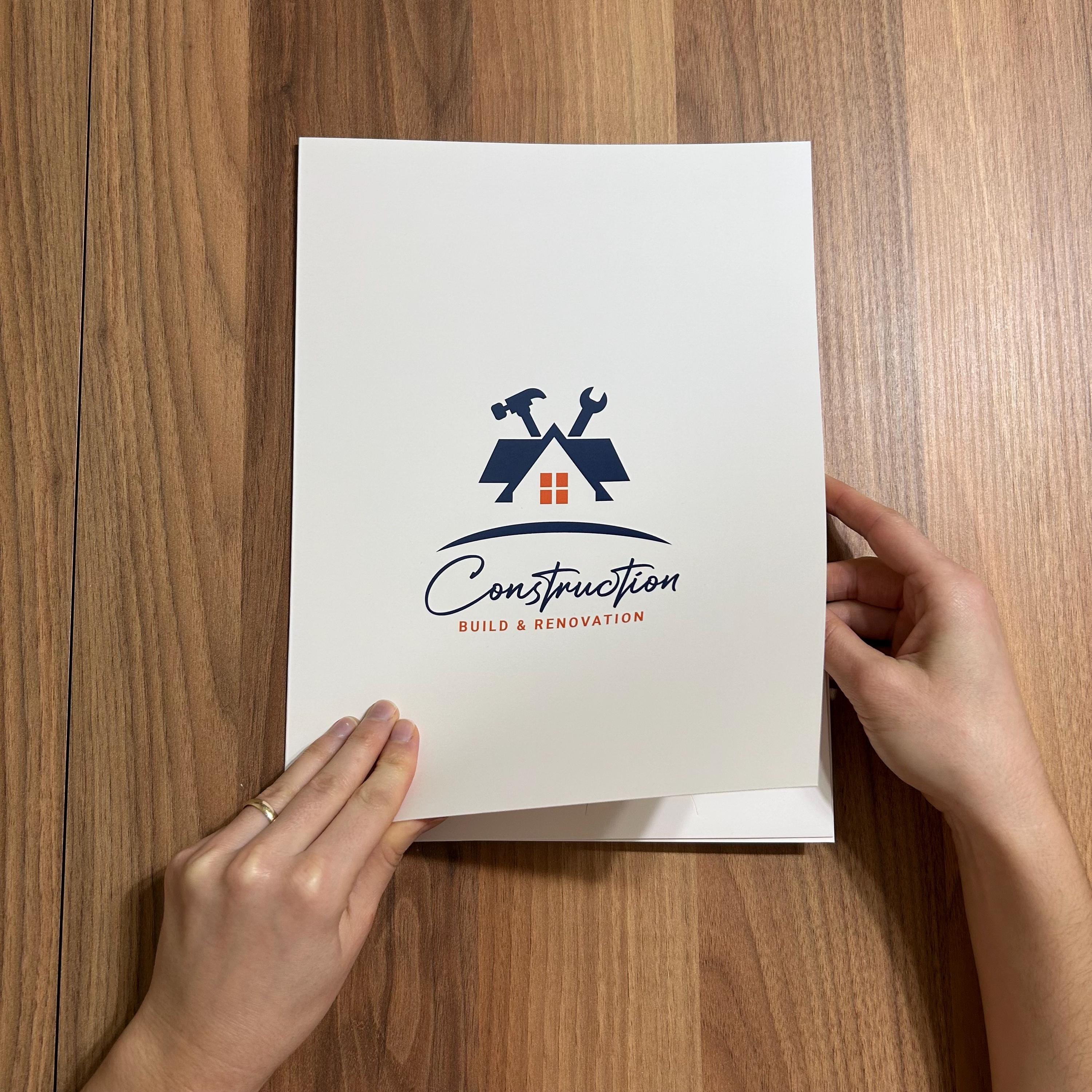 Economy Custom Presentation Folder, Print Custom Folders, Custom Design ...