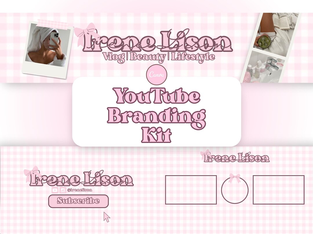 Youtube Branding Kit | Animated Intro, Outro, Banner Canva Template - Etsy