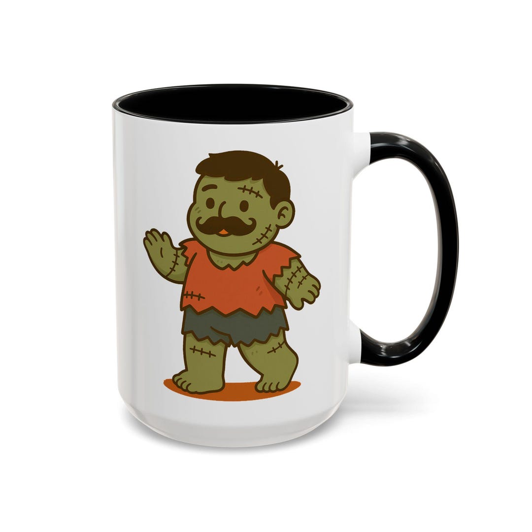 Frankenstein Monster Coffee Mug: Creepy-cute Horror Fan Drinkware - Etsy