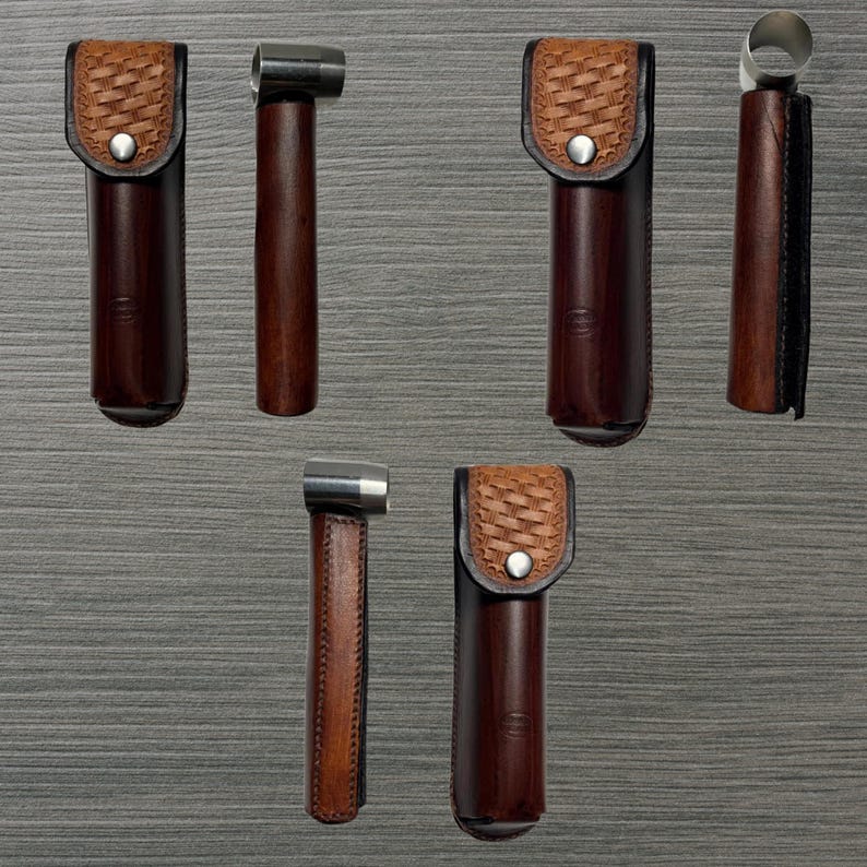 Scotch Eyed Wood Auger With Leather Sheath, Manual Auger Wood Drill ...