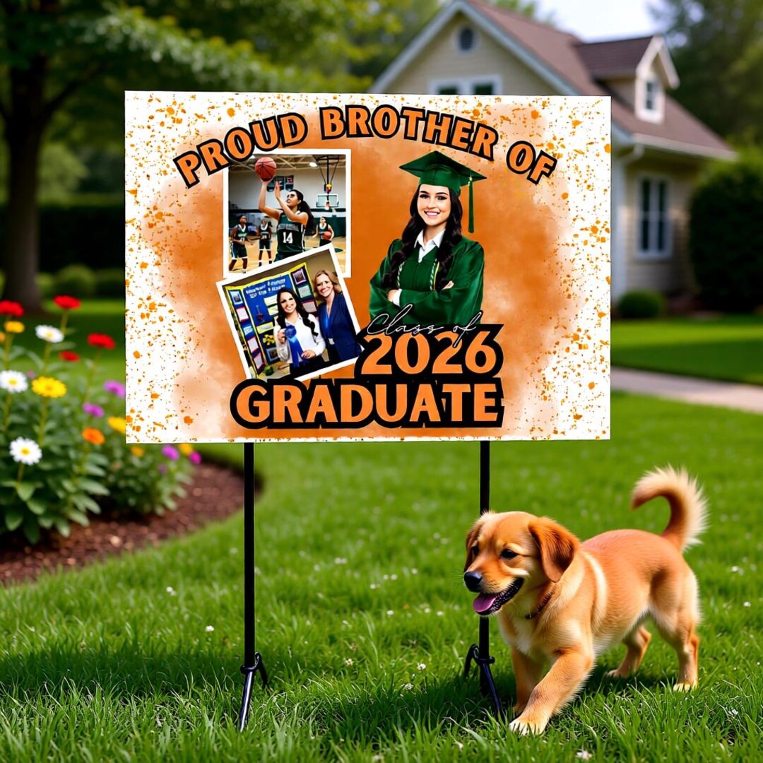 Custom Proud Mom Dad Brother Sister Aunt of Class 2026 Graduate Plastic ...