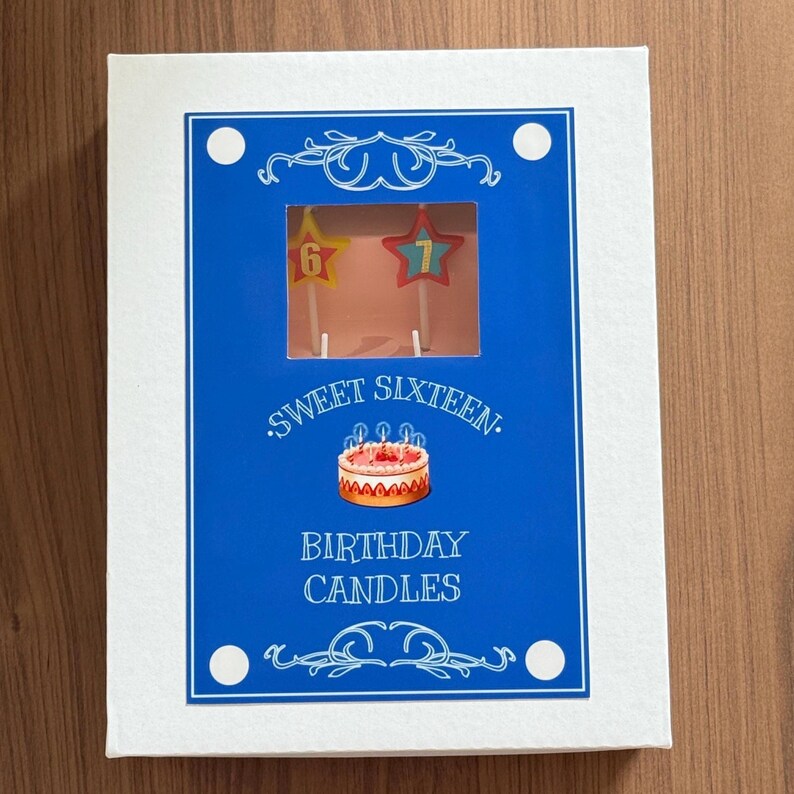 Sweet 16 Candle Box - Etsy UK