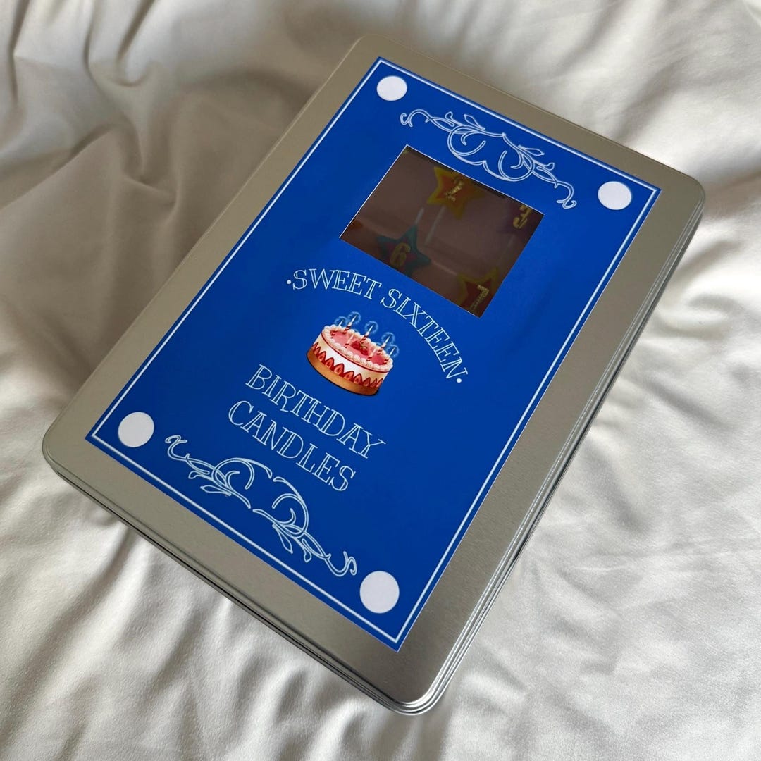 Sweet 16 Candle Box - Etsy