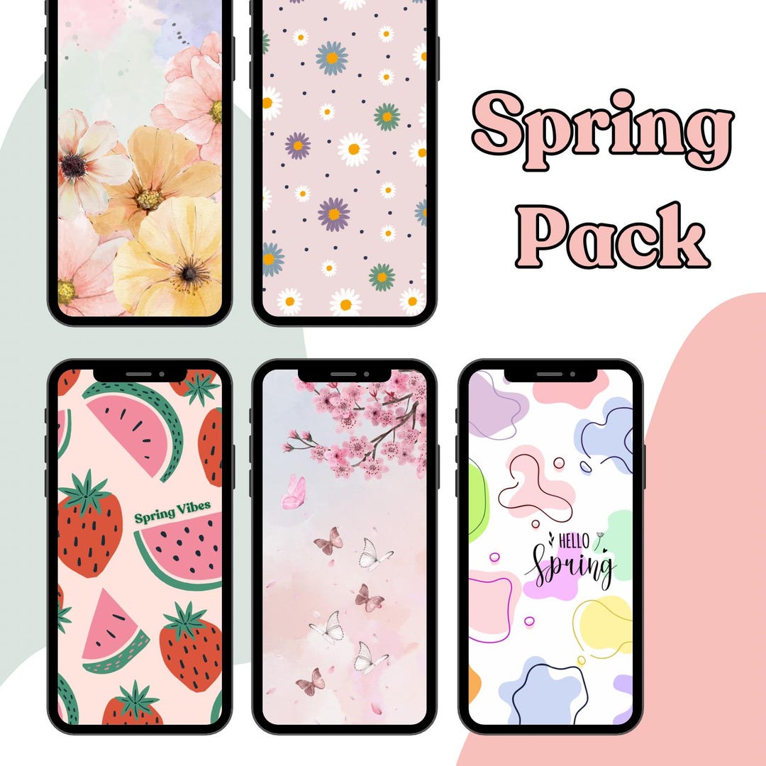 5 Spring Inspired Phone Wallpapers - Etsy