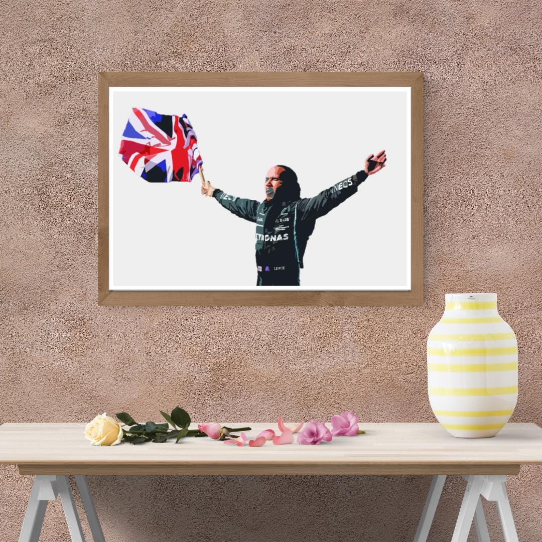 Lewis Hamilton - Iconic Silverstone Celebration Photo - Formula 1 ...