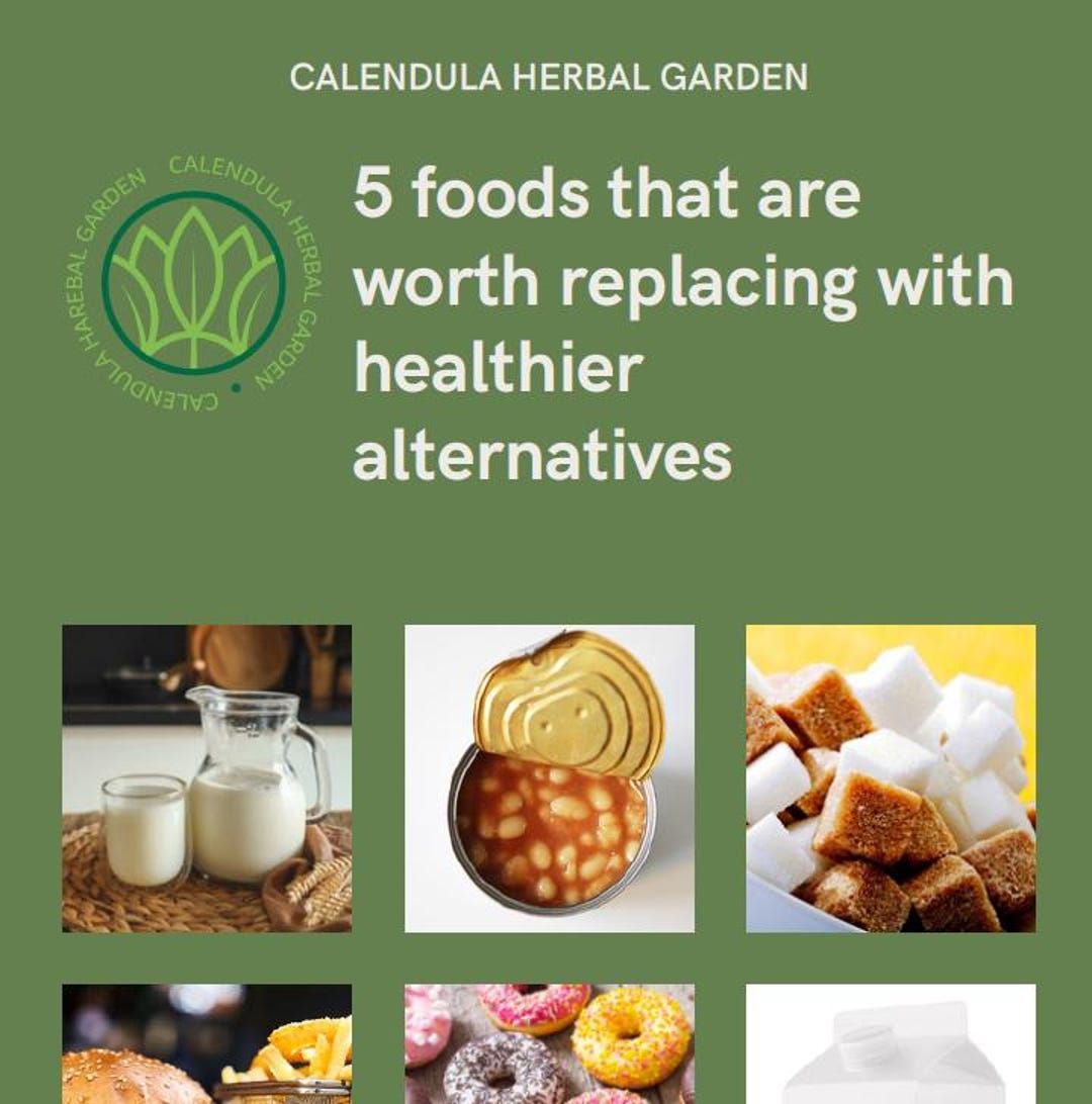 5 Foods That Are Worth Replacing With Healthier Alternatives E-book - Etsy