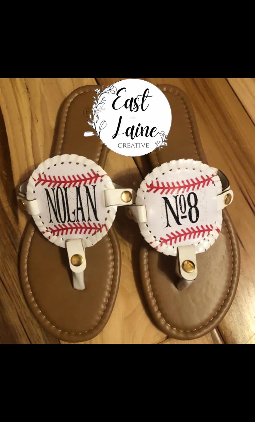 Personalized Disc Sandlas Preppy Sports Sandals •16 Options to Choose ...