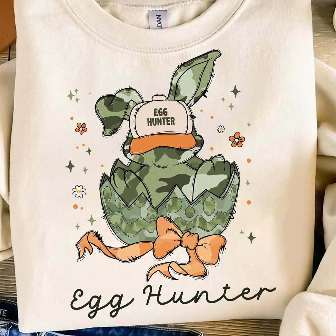 Egg Hunter Png, Boy Girl Easter Camo Png , Camo Easter Bunny Png, Boy ...