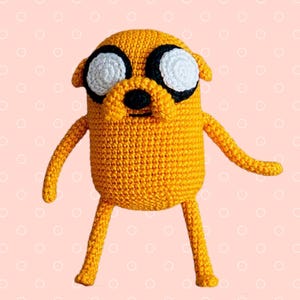 Crochet Jake the Dog Amigurumi Pattern Adventure Time DIY Plush Easy ...