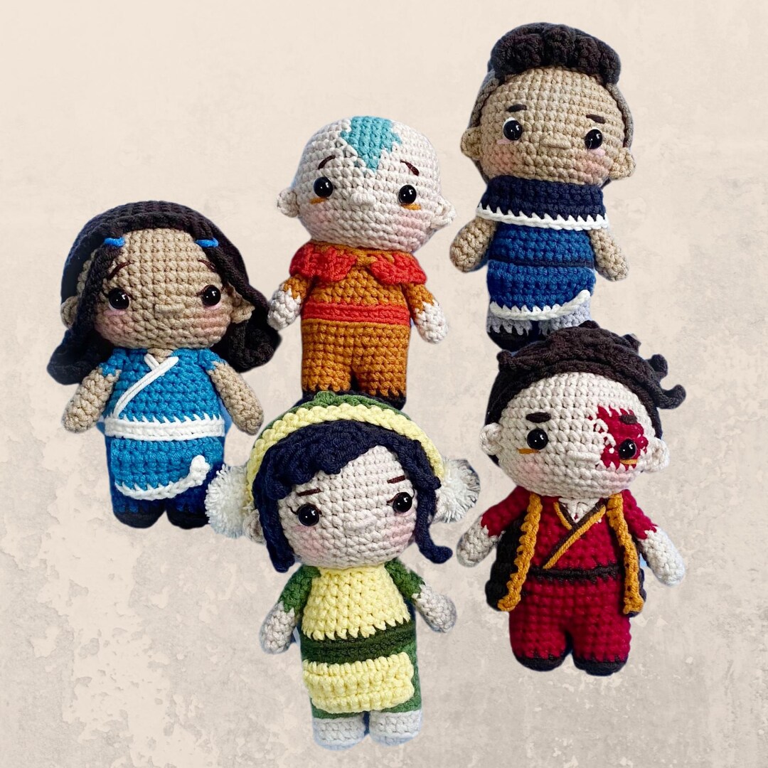 Crochet Avatar the Last Airbender Bundle Amigurumi PDF Pattern – Fun ...