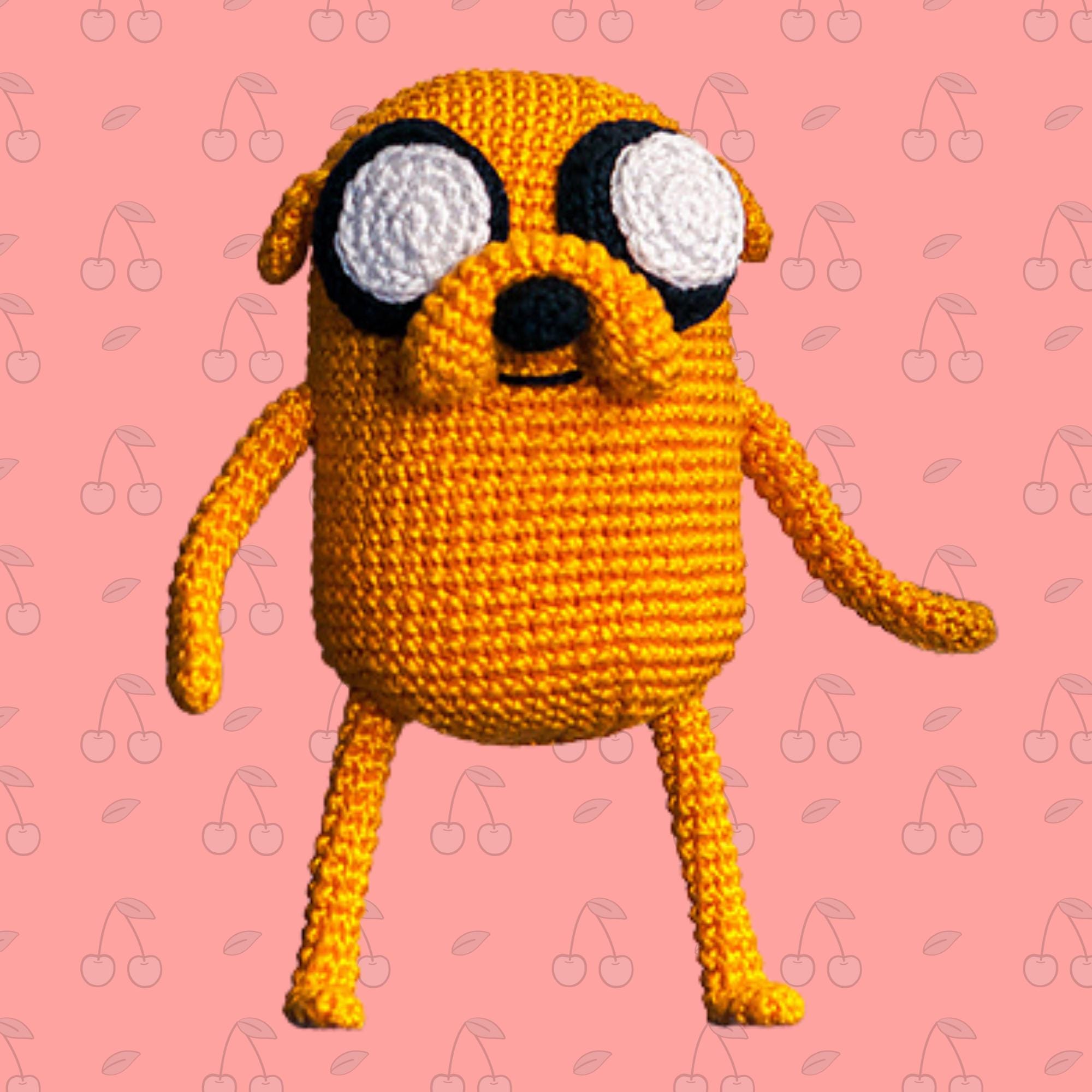 Crochet Jake the Dog Amigurumi Pattern Adventure Time DIY Plush Easy ...