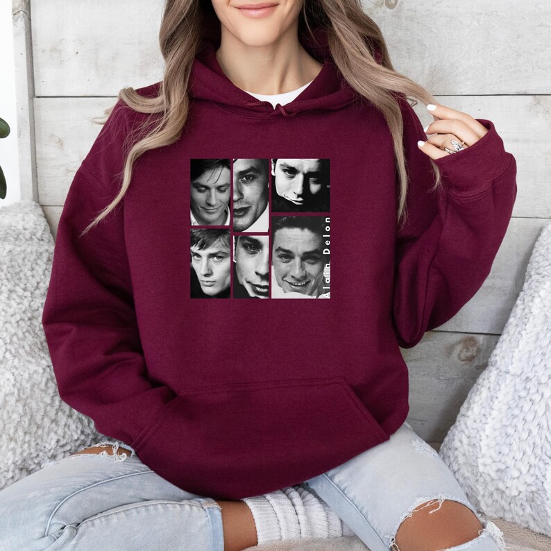 Alain Delon Shirt: Classic Actor Movie Tee - Etsy