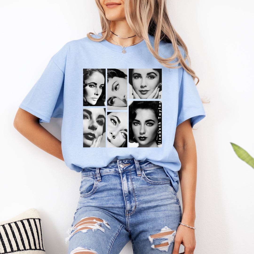 Elizabeth Taylor Shirt: Classic Movie Tee for Fans - Etsy