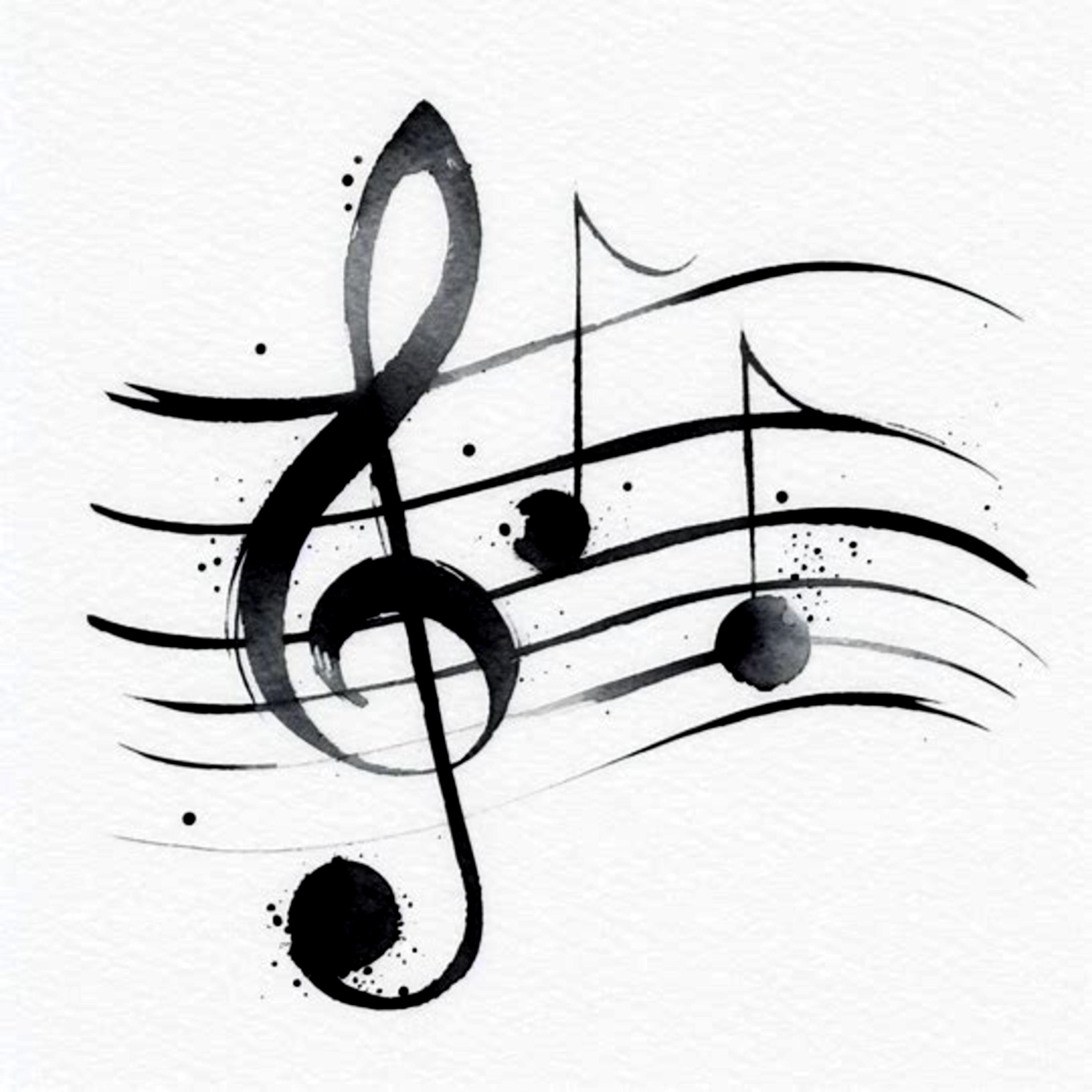 Music Notes Watercolour Printable Digital Download Musical Notes ...