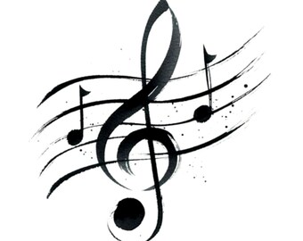 Music Notes Watercolour Printable Digital Download Musical Notes ...