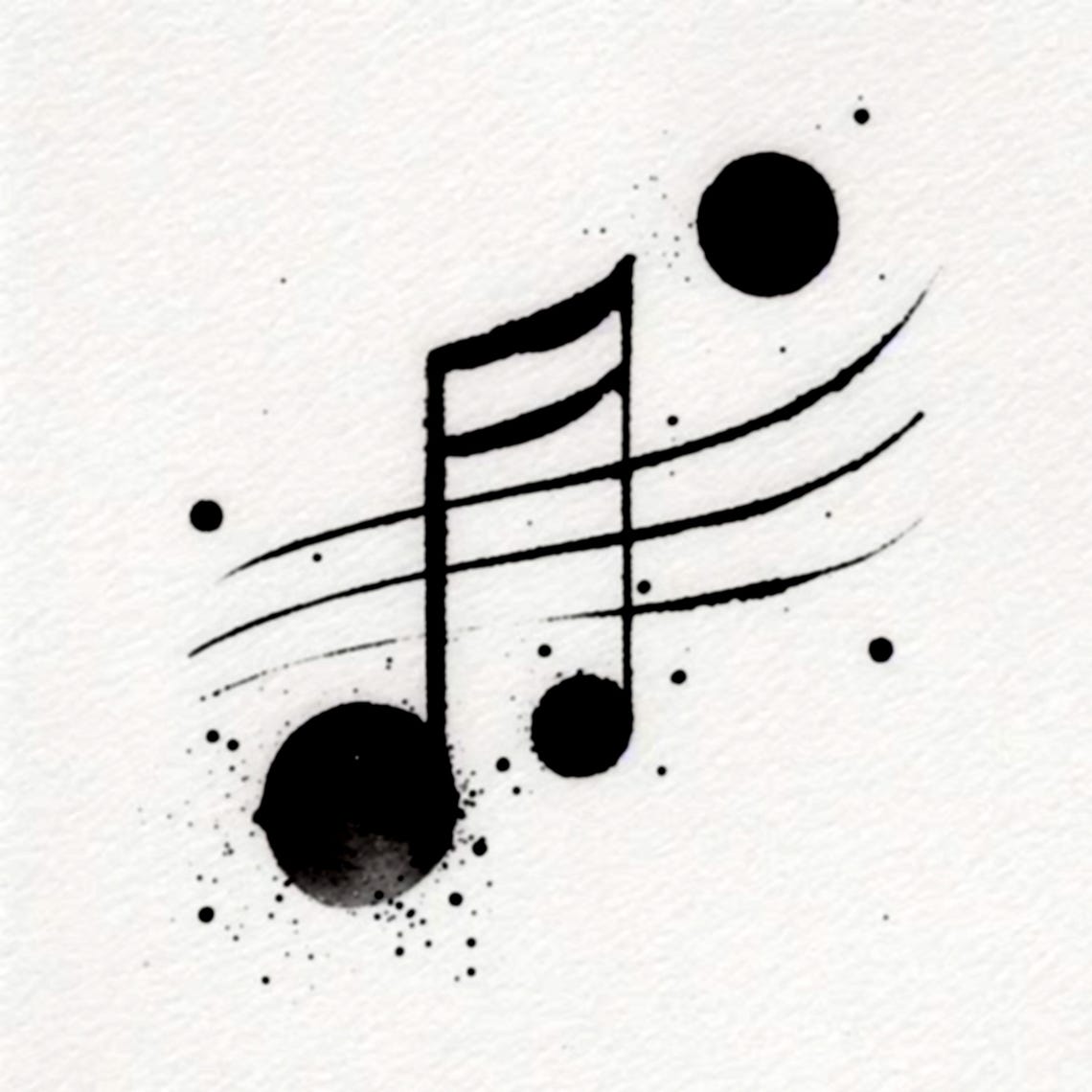 Music Notes Watercolour Printable Digital Download Musical Notes ...