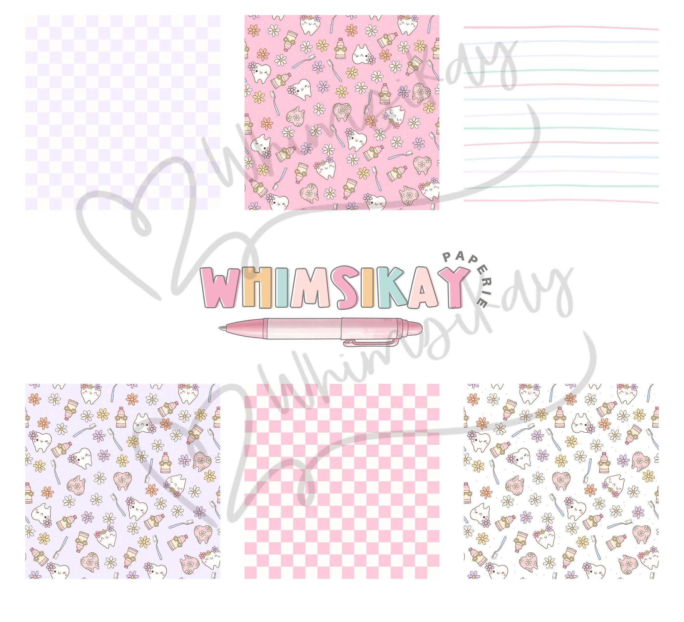 Sweet Dental Themed Paper | Dental Appreciation Paper | Nurse Pattern ...