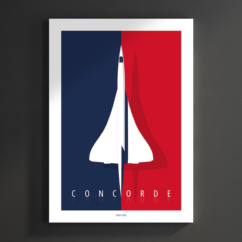 Concorde Poster - Etsy