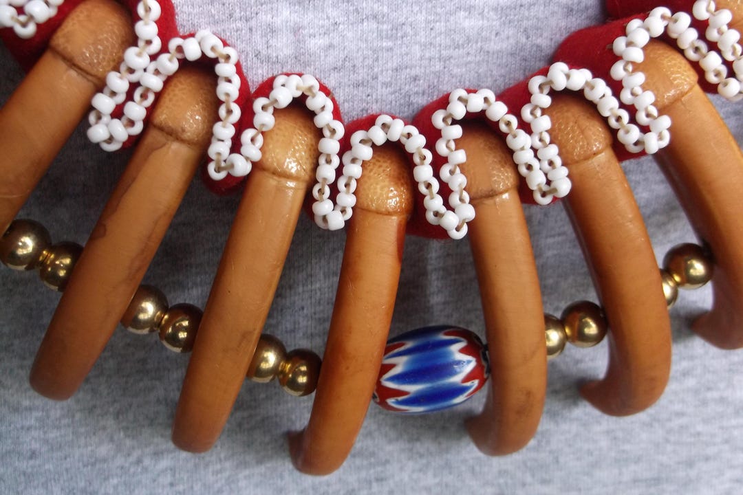 Native American Grizzly Claw Necklace - Etsy