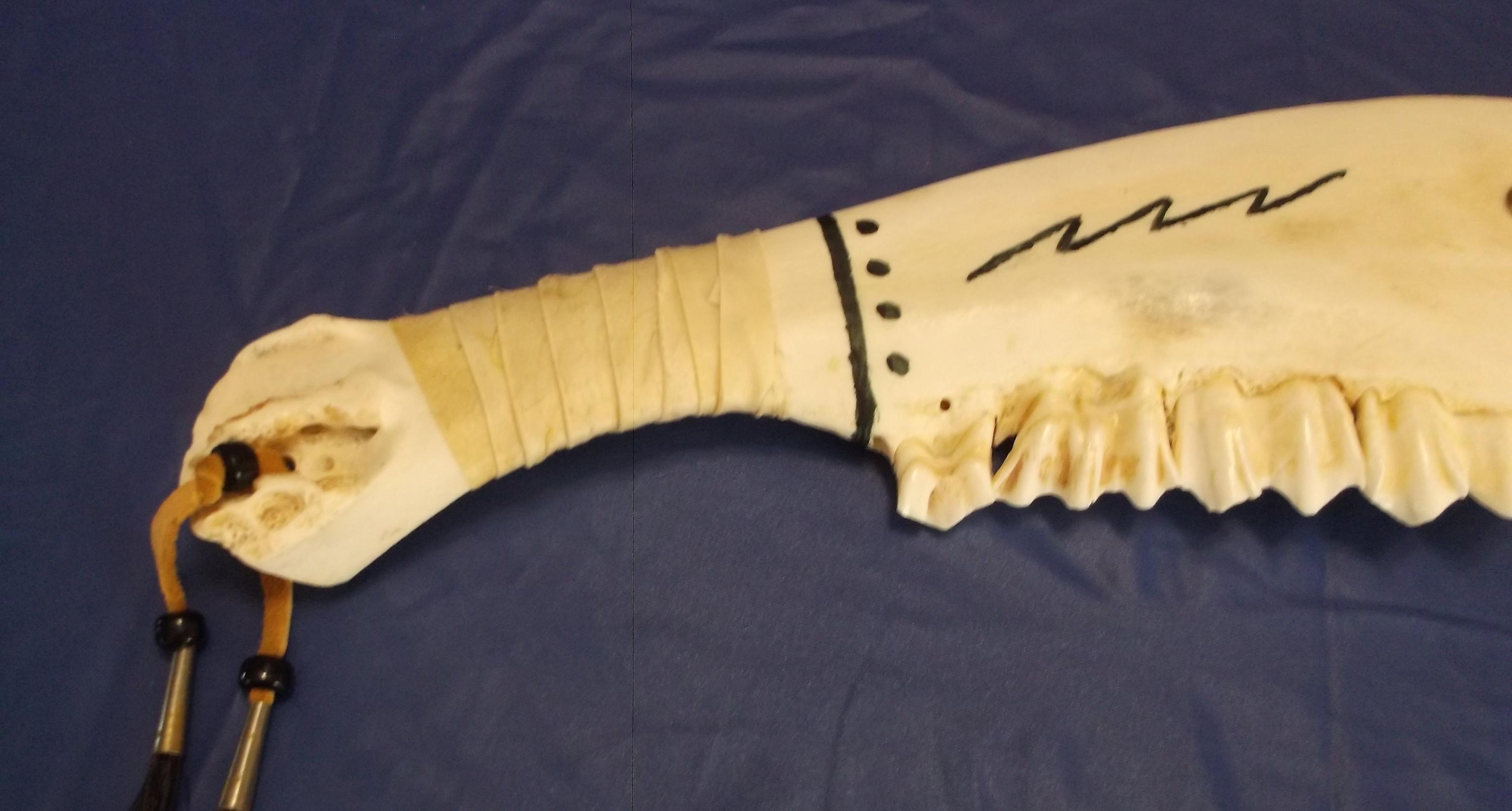Native Buffalo Jaw Bone Warclub - Etsy
