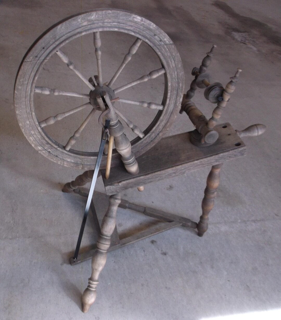 Antique Spinning Wheel - Etsy