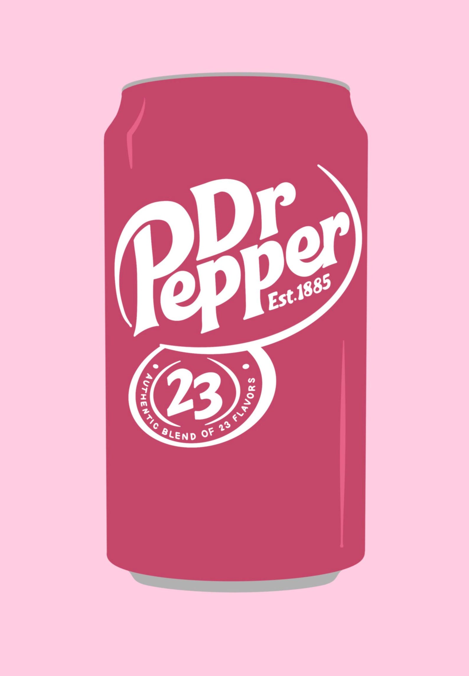 Dr Pepper Digital Print - Retro Soda Wall Art - Pink Aesthetic ...
