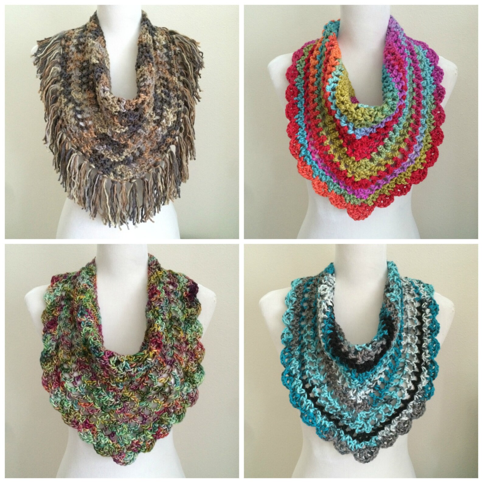 PDF Valentina Bandana Scarf Crochet Pattern - Etsy