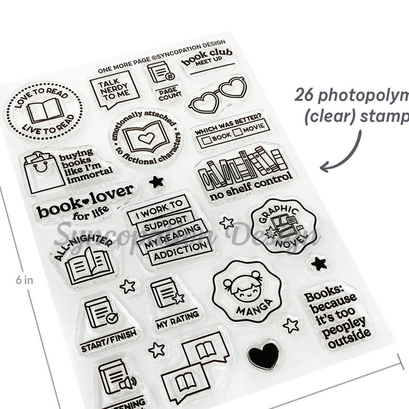 Custom Clear Stamp - Etsy