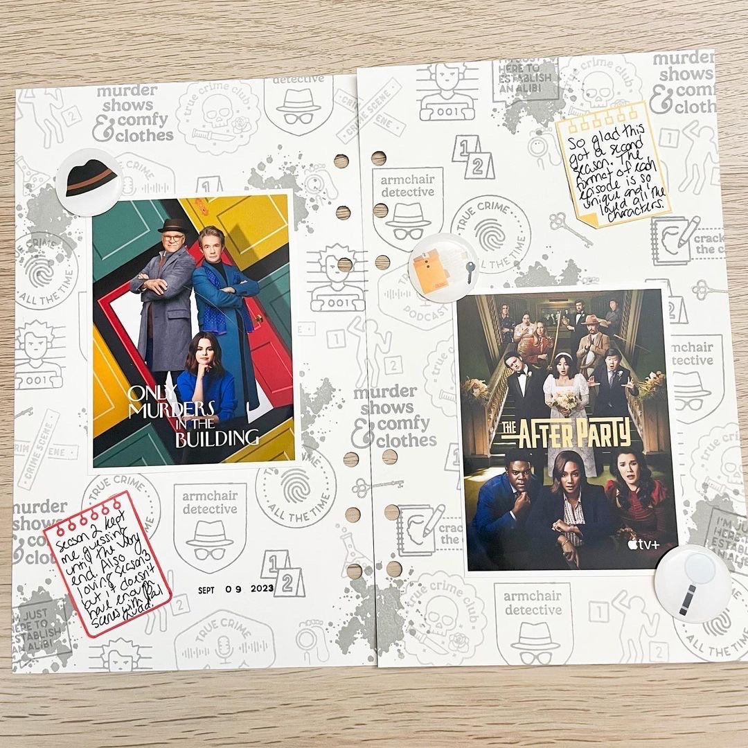 Clear Stamp Set True Crime 4x6 : 20 Stamps for Scrapbooks - Etsy