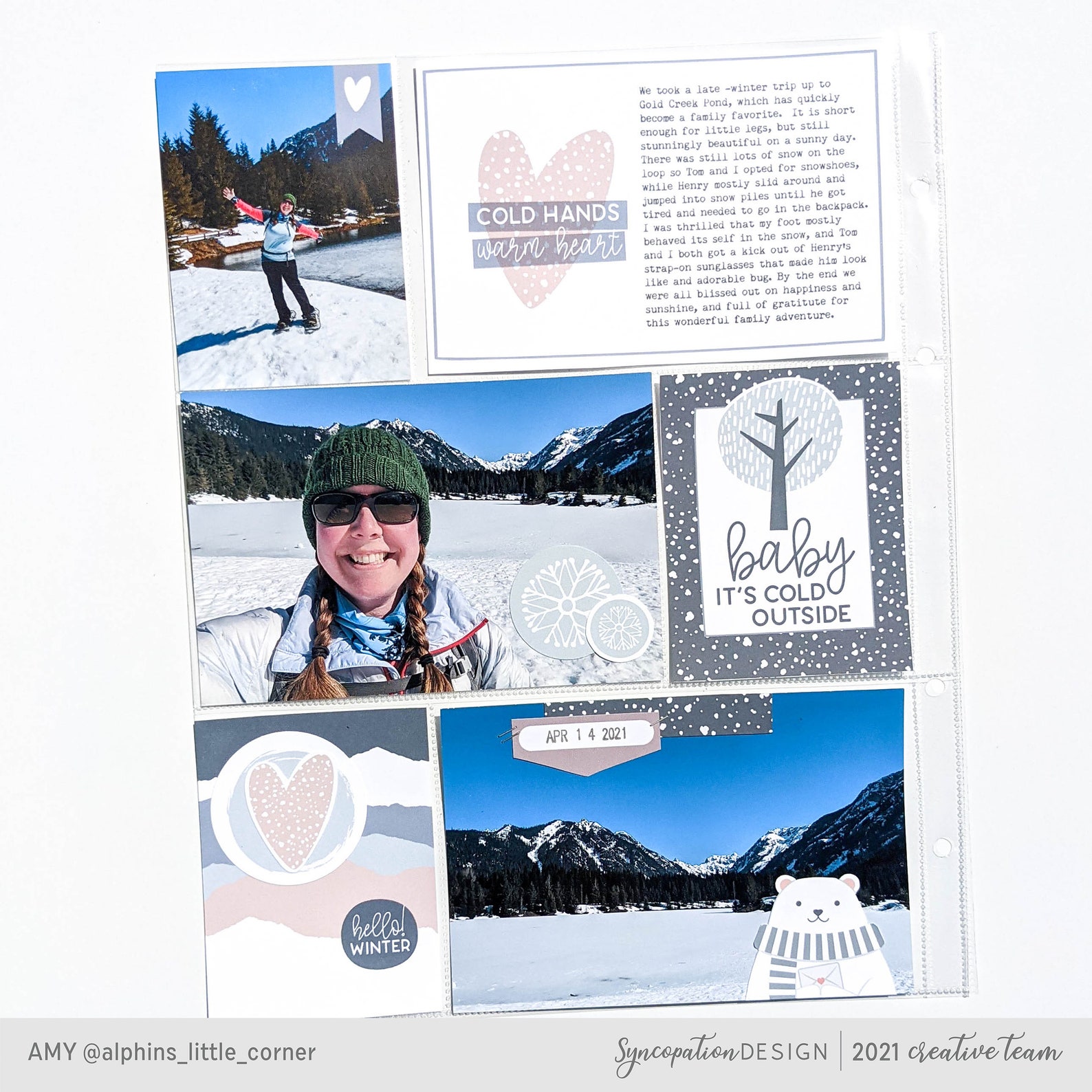 Pocket Cards | Winter Wonderland : Digital Scrapbooking • Project Life ...