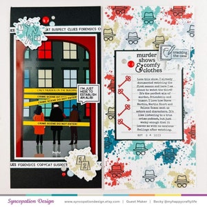 Clear Stamp Set | True Crime (4x6) : 20 Stamps for Scrapbooks, Journals ...