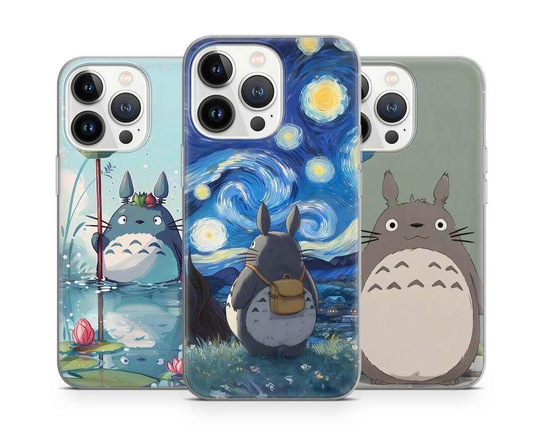 Totoro Phone Cases for iPhone 16 Pro Max and 16 15 14 13 12 Xr Xs 7 SE ...