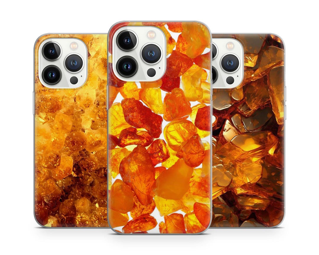 Amber Art Phone Cases for iPhone 16 Pro Max and 16 15 14 13 12 Xr Xs 7 ...