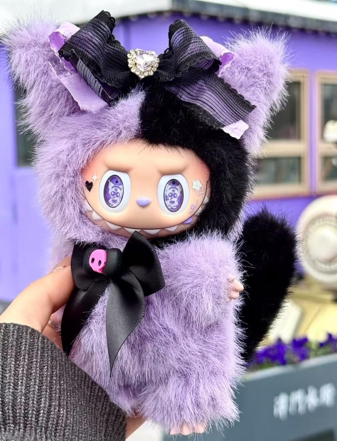 Kuromi Bubu | Labubu Original Designhandmade Modification Zimomo Plush ...