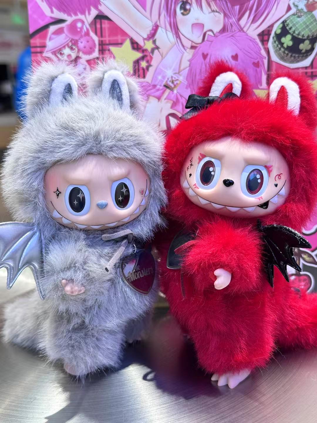 Hot Devil Zimomo Original Handmade Black/red Zimomo Plush Keychain ...