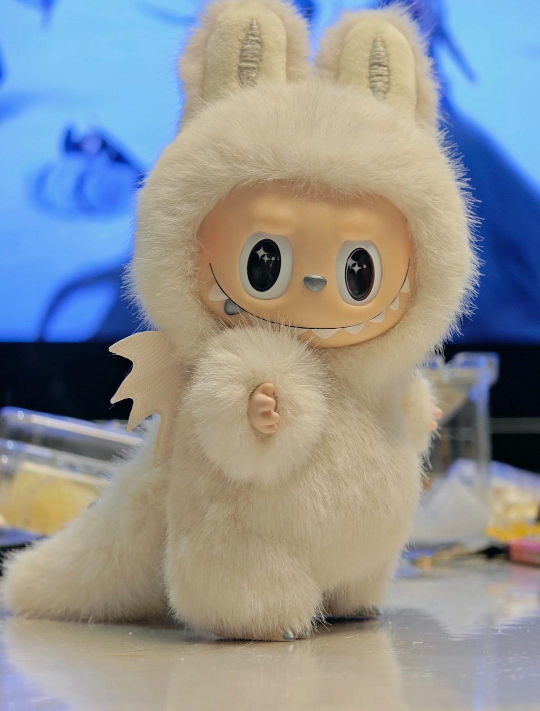 Mini Angel Zimomo in Cloud Original Handmade White Zimomo Plush ...