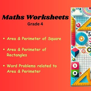 Grade 4 Math Worksheet | Area & Perimeter | Area and Perimeter ...