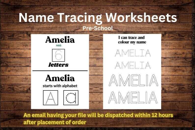 Custom Name Tracing Worksheet | Personalized Name Writing Practice ...