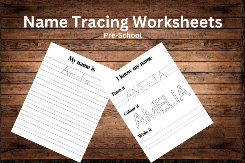 Custom Name Tracing Worksheet | Personalized Name Writing Practice ...